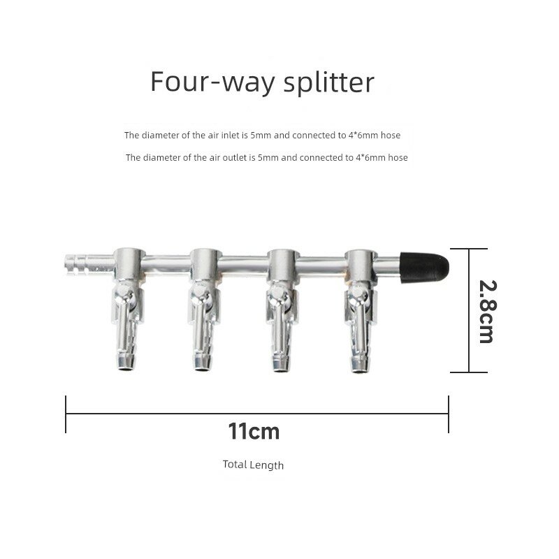 Аквариум, пруд, регулировка объема воздуха, переключатель из нержавеющей стали, кислородный клапан, аквариумный