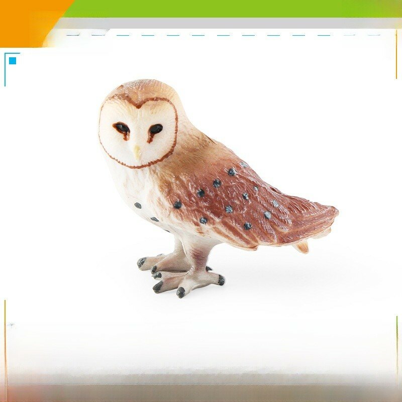 Realistic bird models pvc garden decor collection with magpie parrots and owl animal figurines for landscaping and home decoration monkey hawk