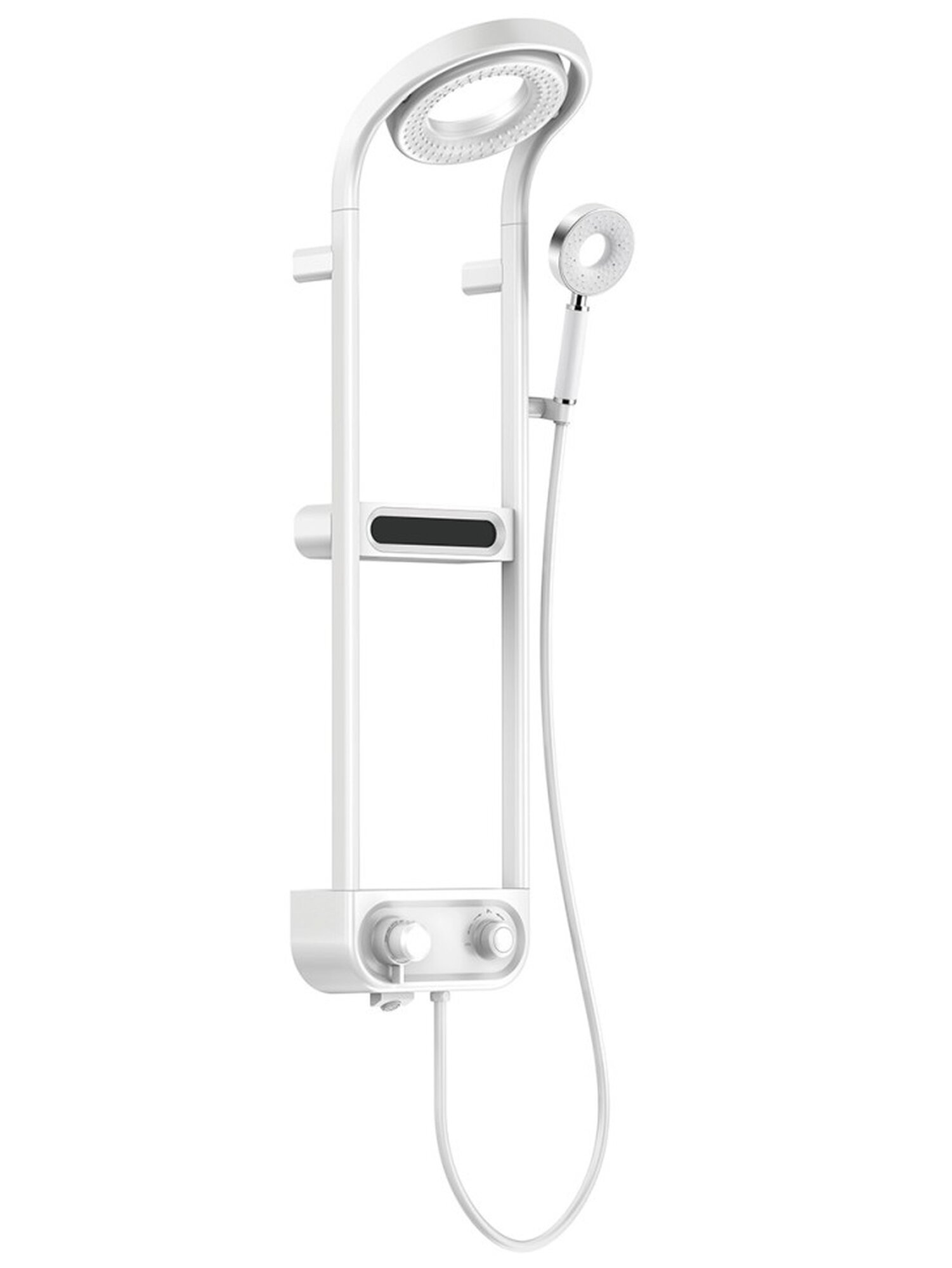 Душевая система AQUAme AQM 8004W, с термостатом, верхний душ Rain, RainAir, 2 режима