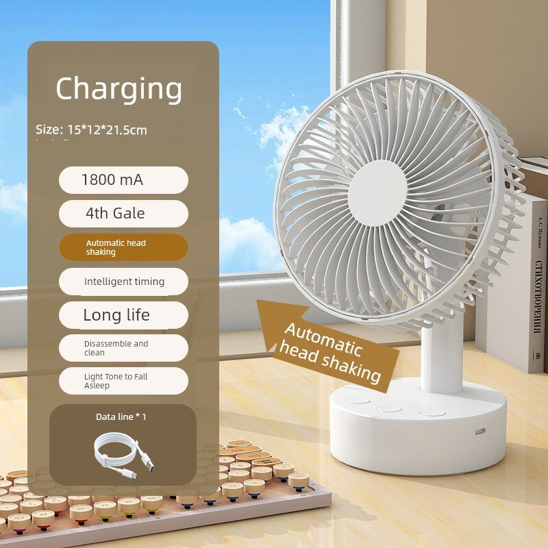 Маленький USB-вентилятор Kasiduo для офисного стола, портативный вентилятор с зажимом, мини-вентилятор для небольших