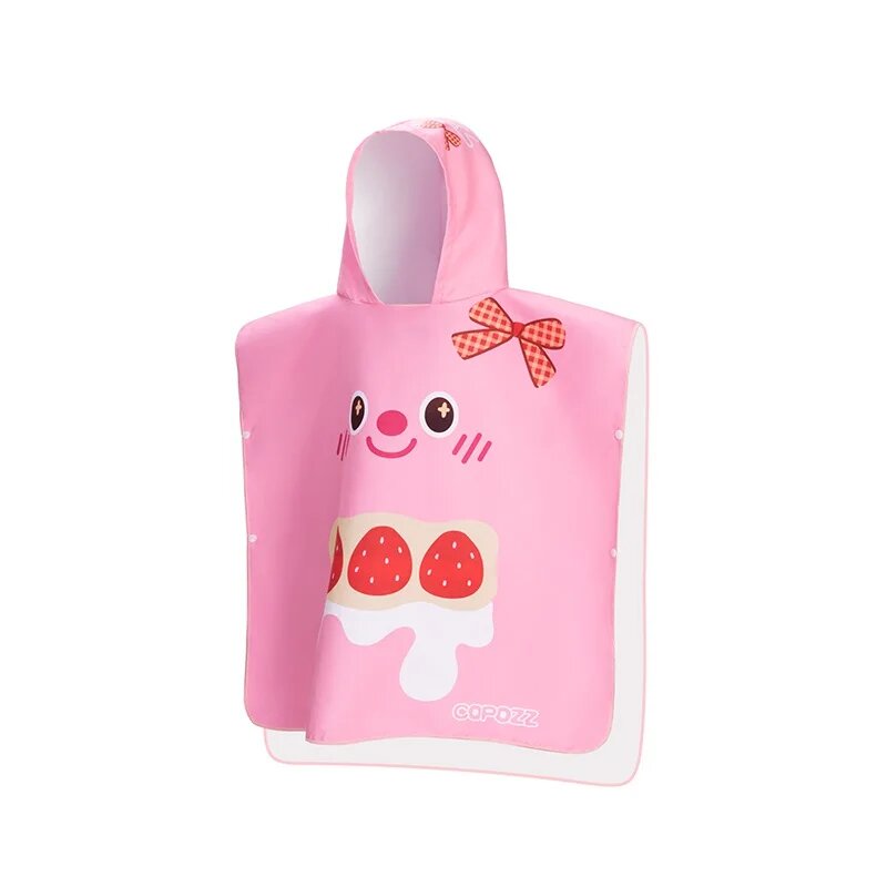 COPOZZ Детское пеленальное пончо из микрофибры Cake girl