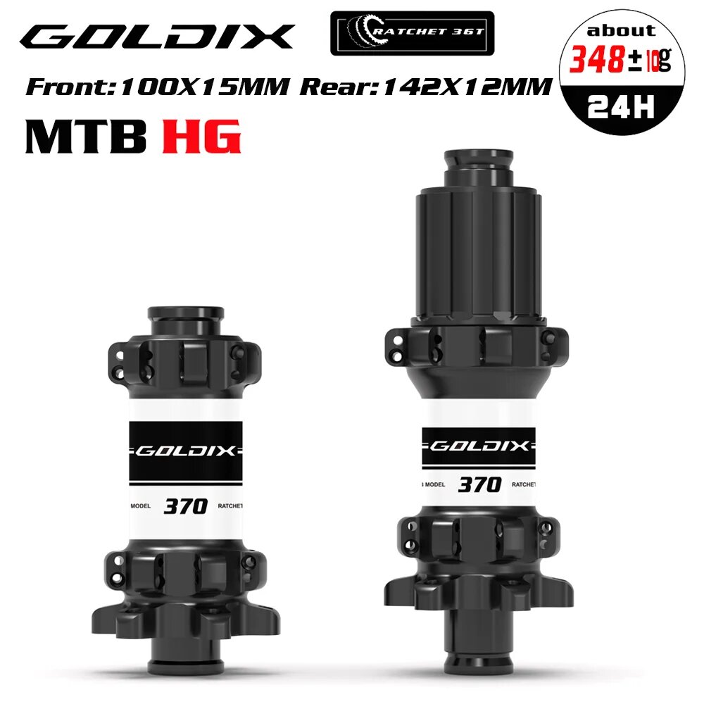 GOLDIX M370 Втулка MTB 24 отверстия 36T BOOST HG 100x15 142x12