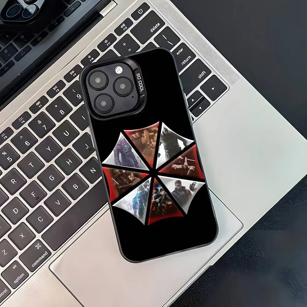 Черный противоударный чехол Umbrella Corp. для iPhone