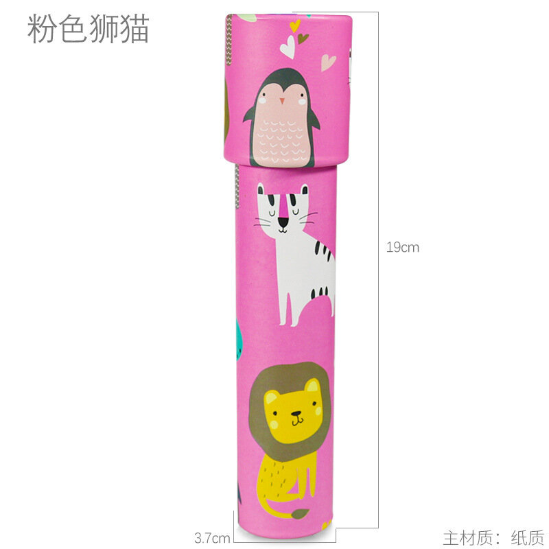 Детская игрушка-калейдоскоп Disney, многолинзовый увеличительный стеклянный телескоп, научный эксперимент, подарок для детского сада, ностальгический подарок