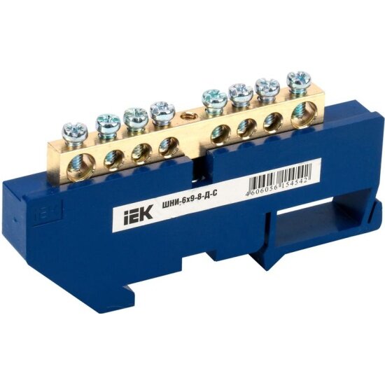 Шина нулевая (кросс-модуль) Iek YNN10-69-8D-K07