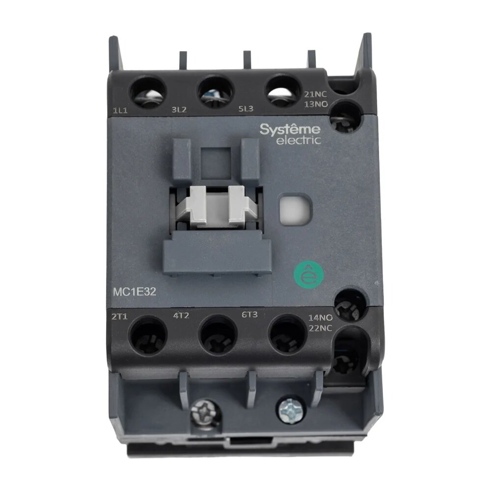 Контактор Systeme Electric MC1E 3P 32A но+НЗ 110V 50/60ГЦ (LC1E3210F5) MC1E32F7