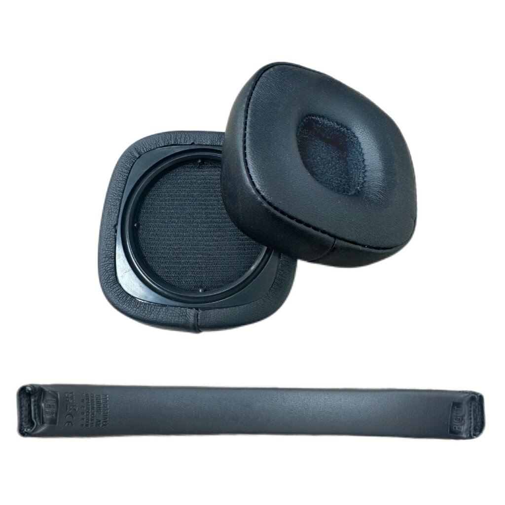 Комплект наушников Marshall Major 5: чашки, амбушюры и оголовье — черный.