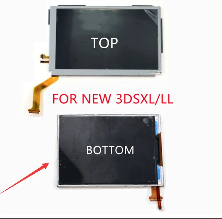 Верхний или нижний Нижний ЖК-дисплей для Nintendo DS Lite для NDSL для ndsi для 3DS New 3DS XL LL для 2DS XL для switch