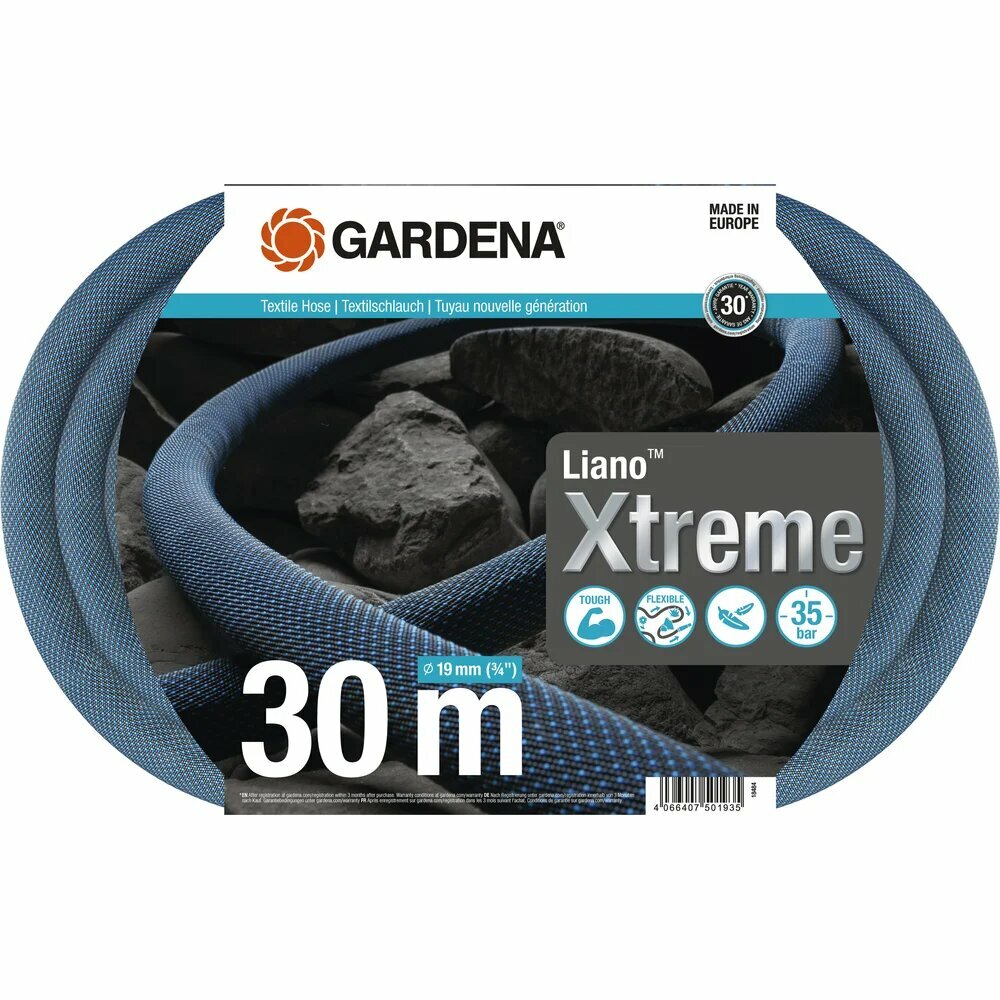 Gardena Шланг Liano Xtreme 30 м, 3/4 18484-20.000.00