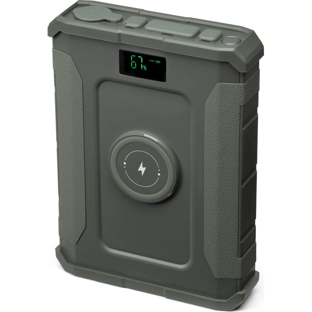 Внешний аккумулятор Wattico Warrior Pro, 60000mAh, LiFePo4, IP67, ударопрочный, камуфляж