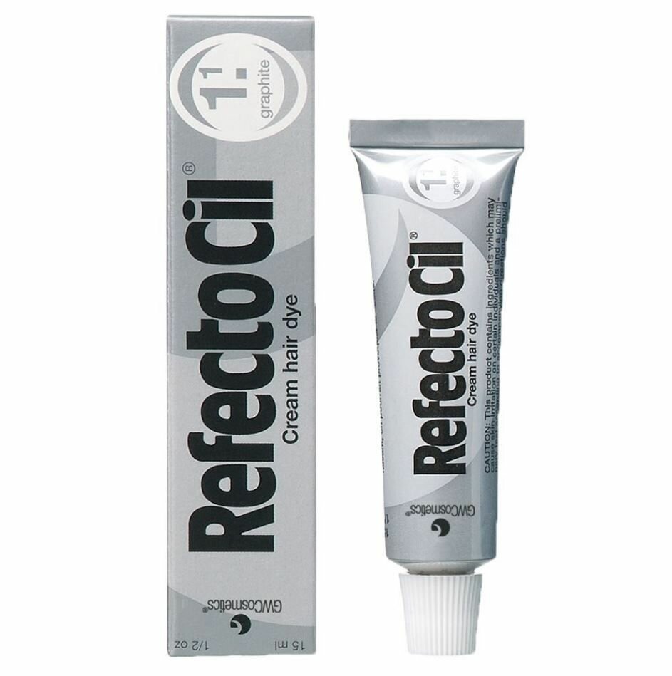 Refectocil, Крем-краситель для бровей и ресниц Графит №1.1, 15 мл