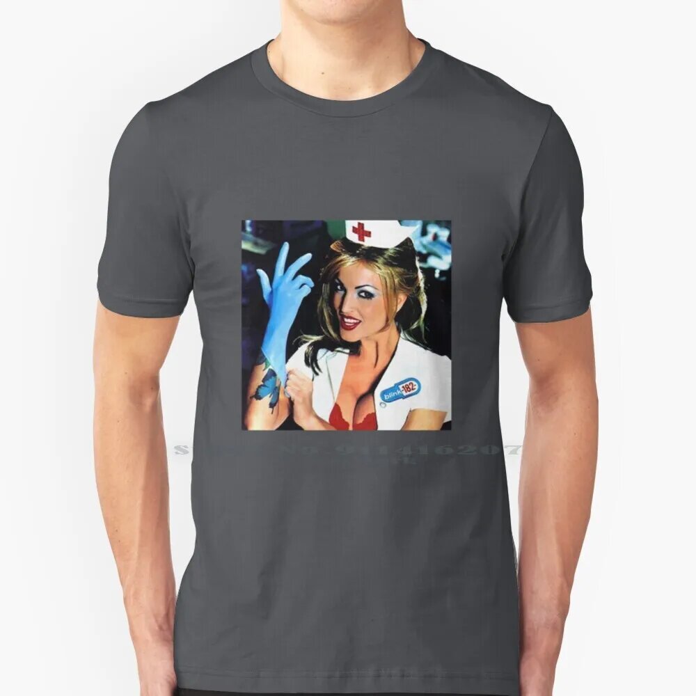 Футболка серая Blink 182 Enema Of The State XXL