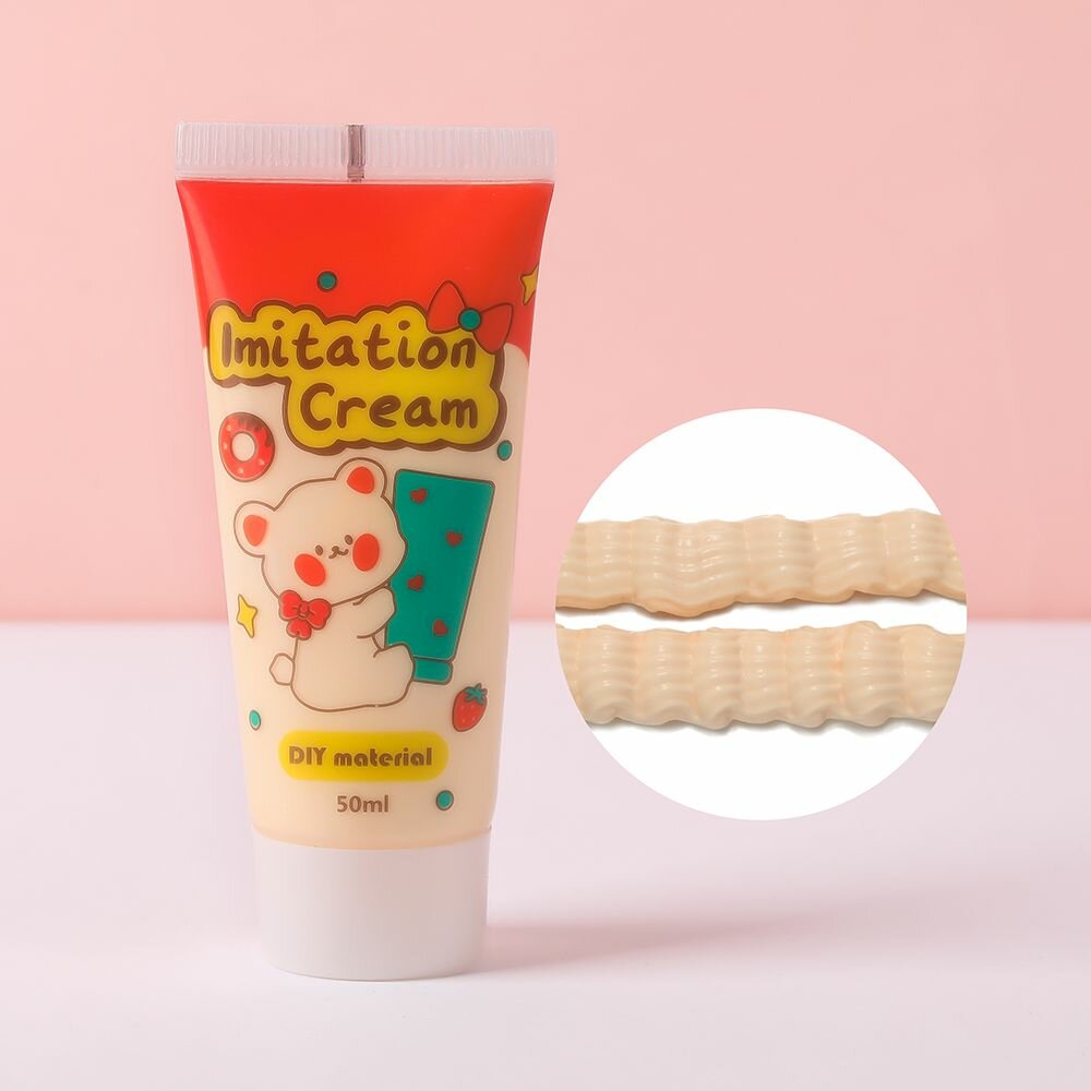 Крем-клей для творчества в тюбике 50 мл с насадкой