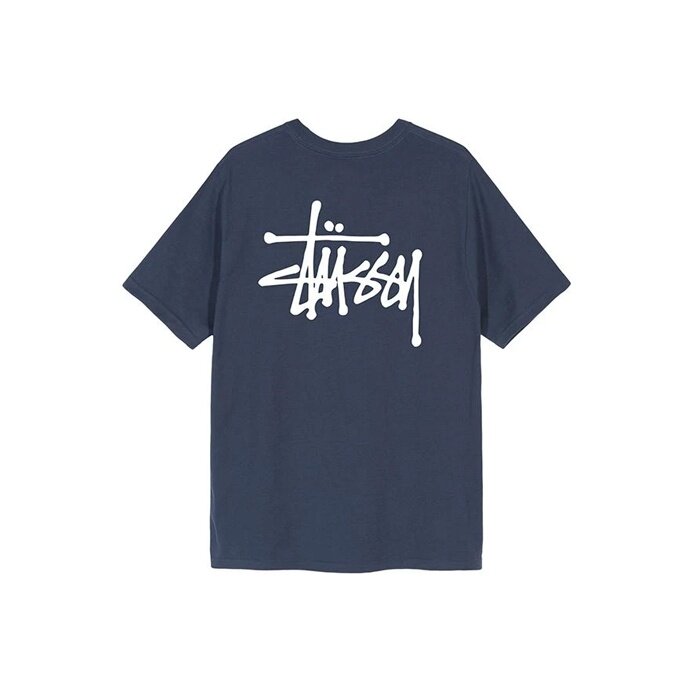 Майка Stussy, размер XL, cиний — фото 1