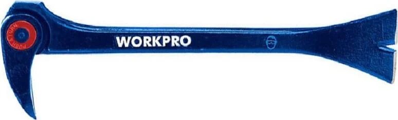 Монтировка-гвоздодёр WORKPRO WP245007, кованая, сталь, 20 см, синяя
