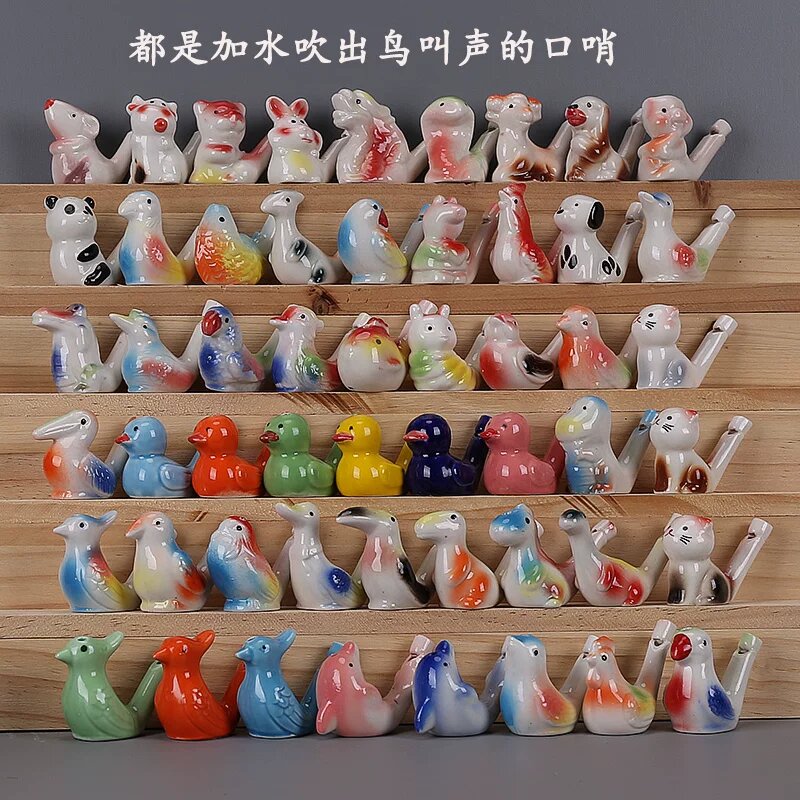 Керамический музыкальный свисток в виде утки, водяной свисток, креативная игрушка для взрослых и детей, туристические аттракционы, уличная торговля