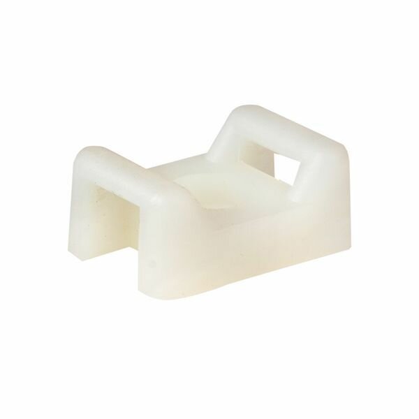 Монтажные площадки EKF "Proxima", под хомуты, 22х16 мм, с отверстием М4, белые, 100 шт