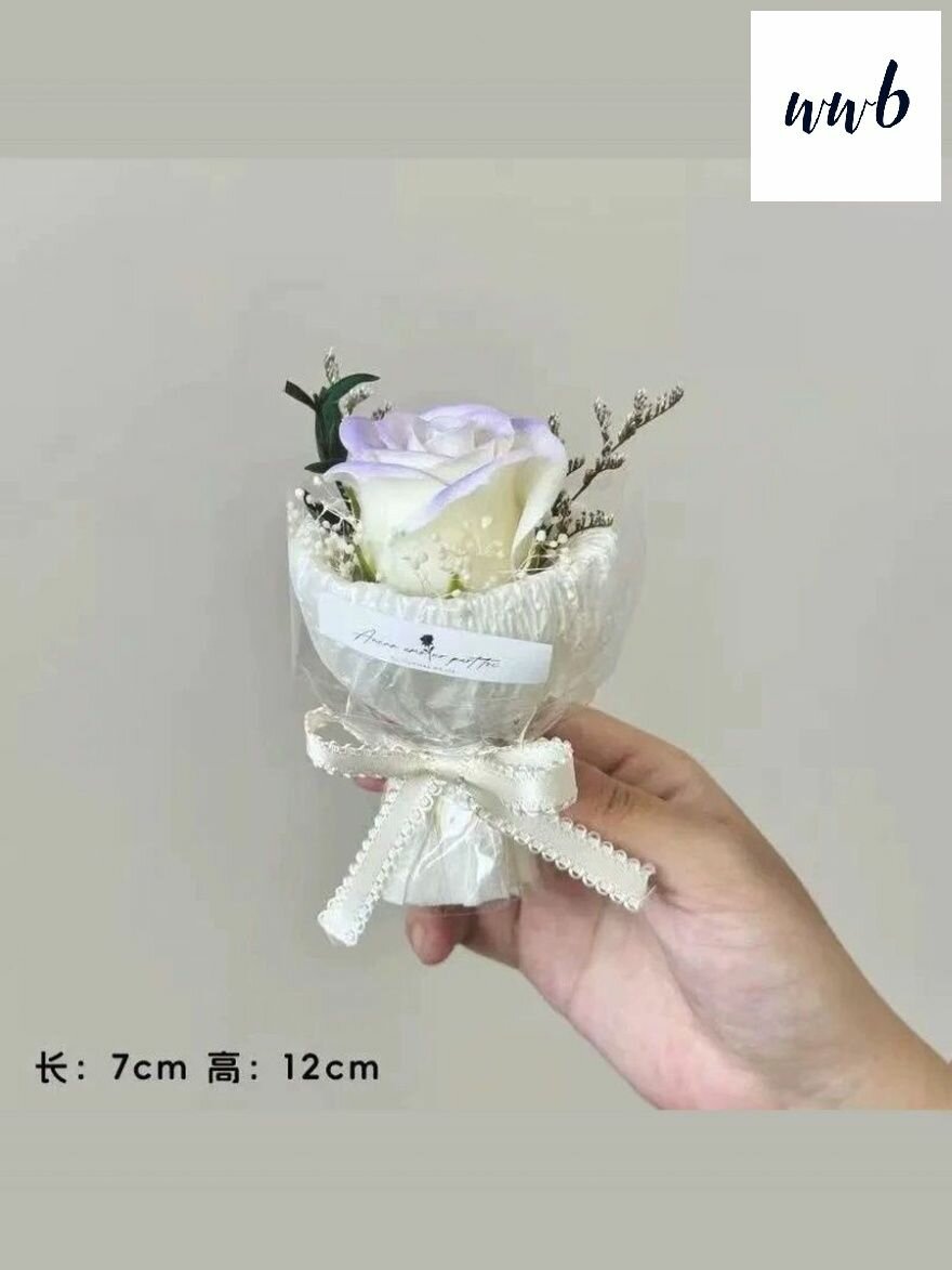 Букет из мыла, мыльных роз, подарок на 14 февраля день Святого Валентина, на день рождения маме, женщине, девушке, подруге жене, бабушке учителю