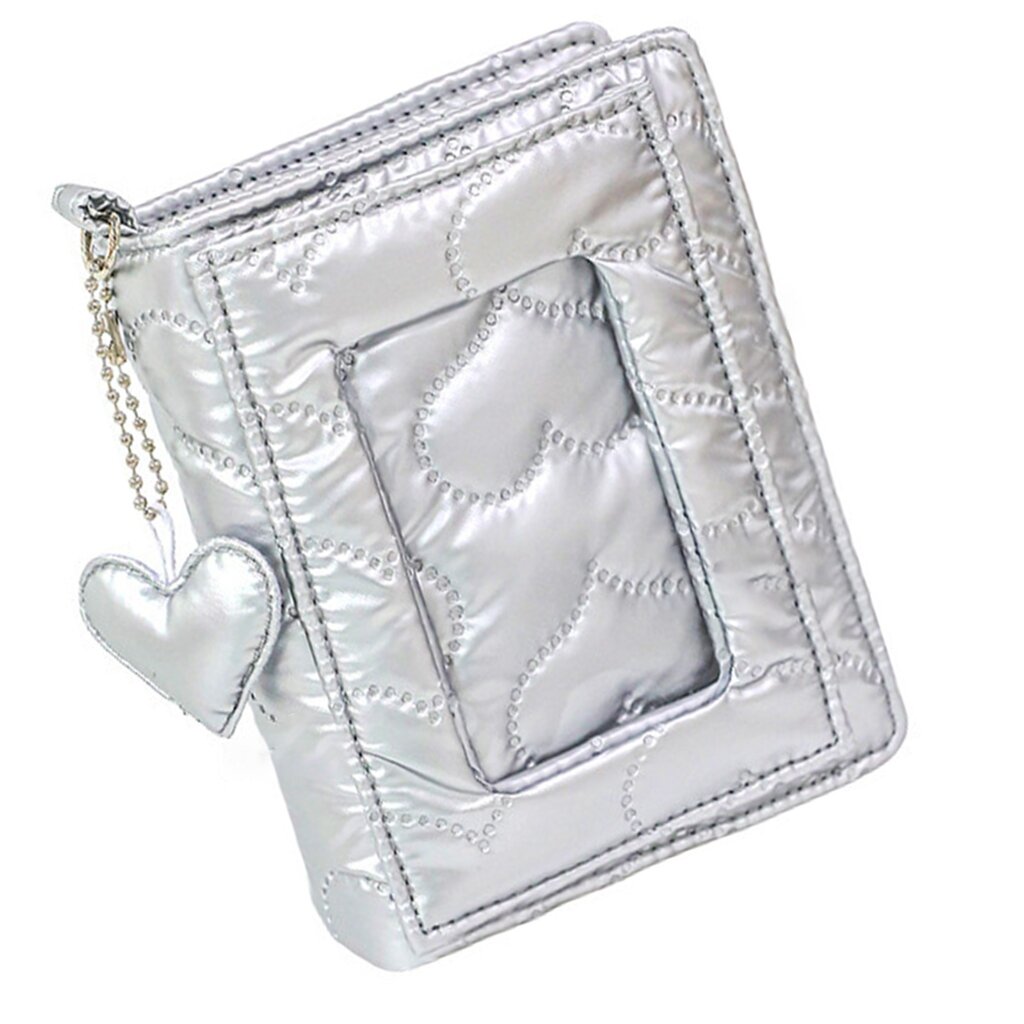 1 наполненный любовью хлопковый пушистый и мягкий мини-справочник M5 cute mini handbook-серебристый