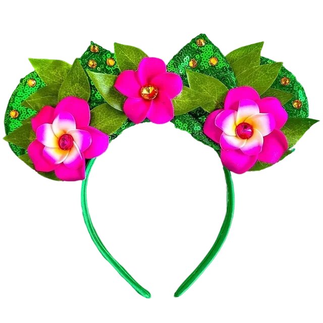 Аксессуары для волос Disney Tinker Bell для девочки: крылья, повязка на голову феи, детская повязка на голову с цветочными лозами и ушками, женская повязка на голову Silver Mist для малышей.