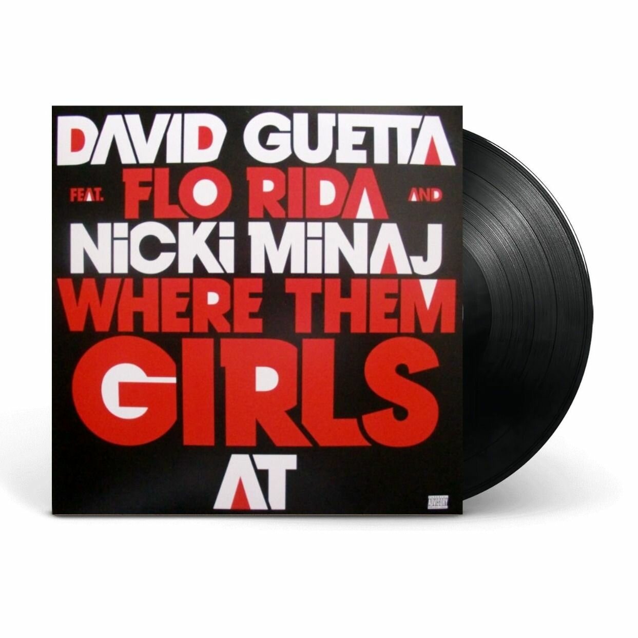 Виниловая пластинка David Guetta Feat. Flo Rida And Nicki Minaj - Where Them Girls At, Vinyl, 12", Ori*ginal