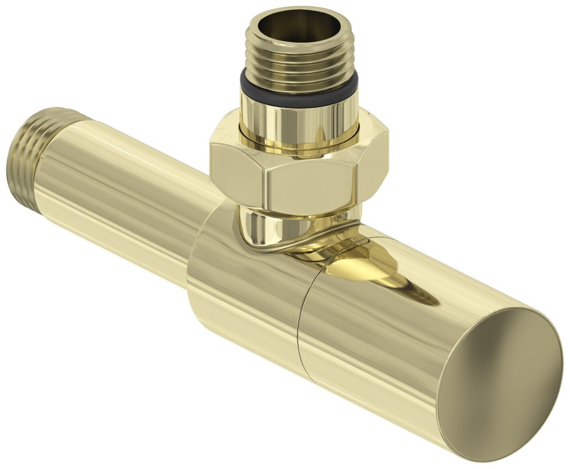 Вентиль угловой цилиндр Сунержа (G 1/2" НР х G 1/2" НР), золотой
