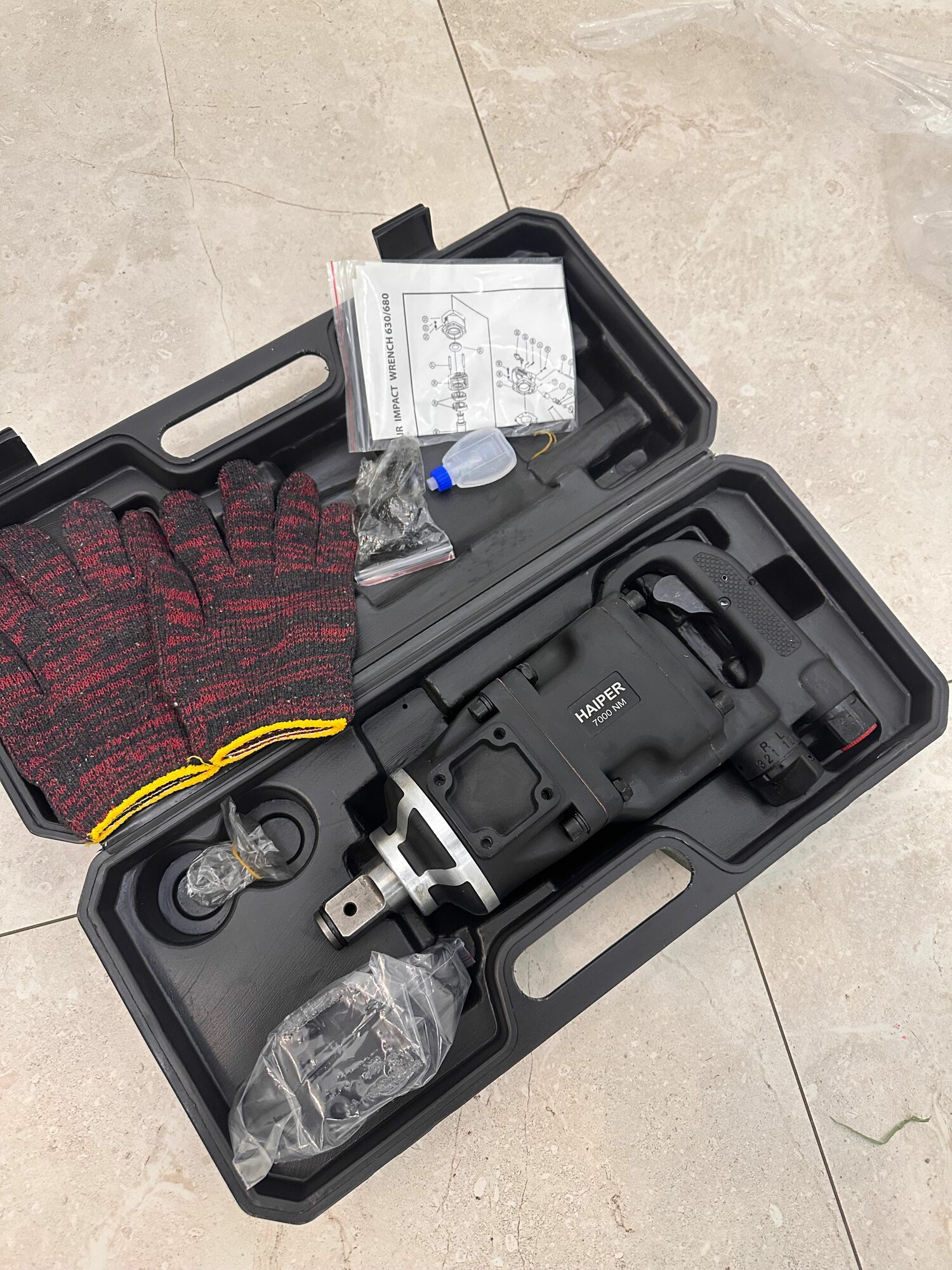 Пневмогайковерт грузовой 7000 Nm