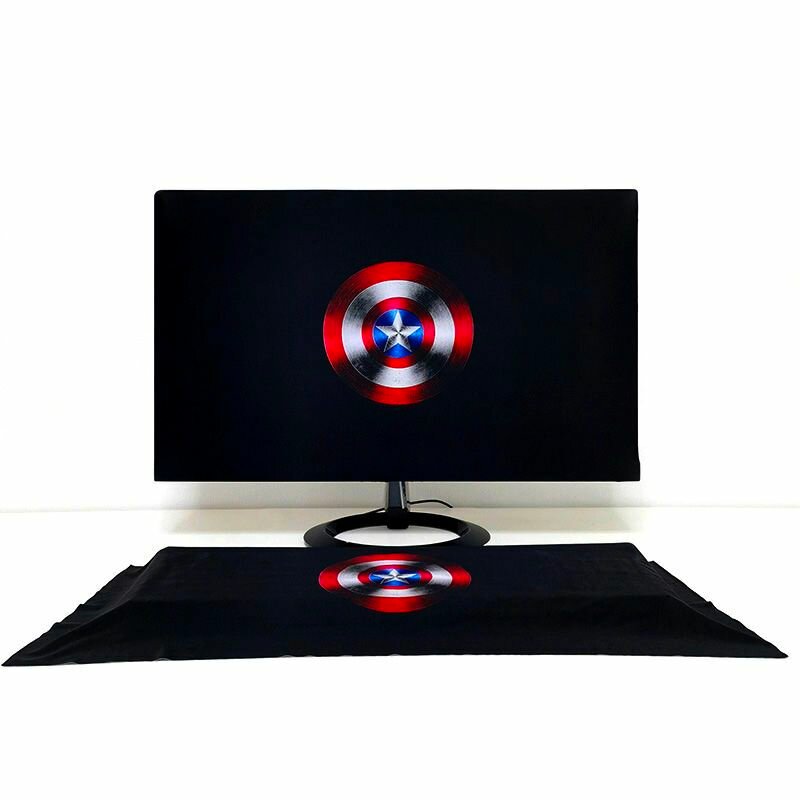 Новый чехол для настольного компьютера, чехол для монитора, ткань для изогнутого экрана, универсальный современный простой трехкомпонентный набор