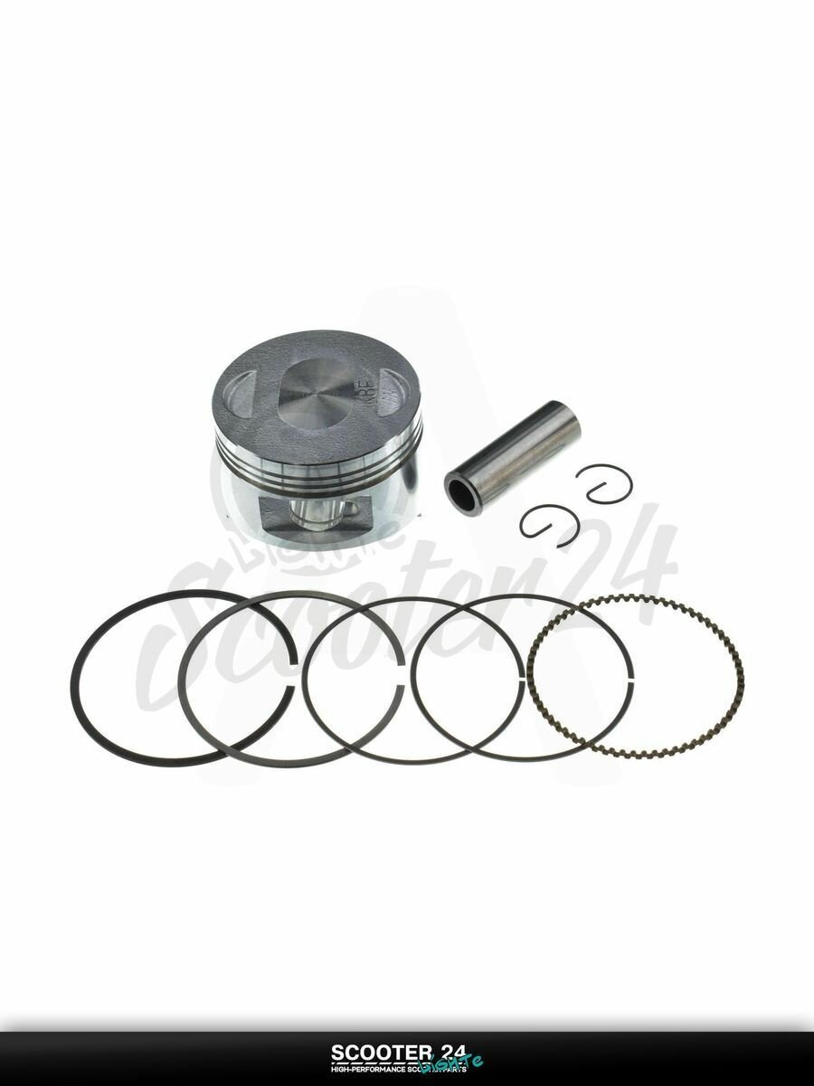 Поршень на мопед и мотоцикл Honda WAVE / Хонда Вейв 150 кубов . STD ( 57.4, р-15) (в сборе) "GONGYU"