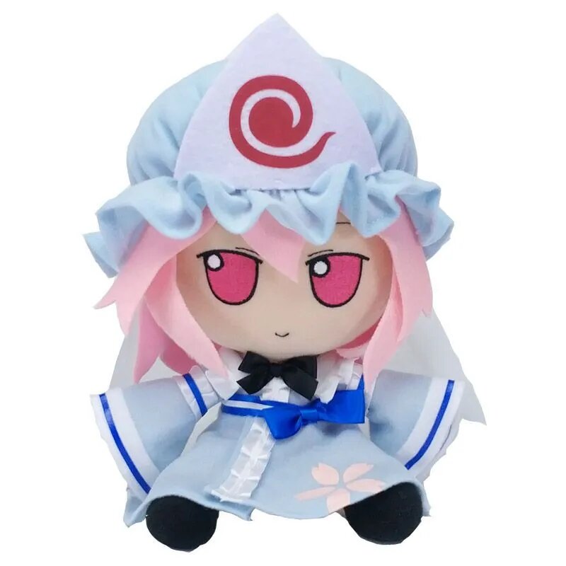 Персонажи Аниме плюшевая кукла игрушки / Saigyouji Yuyuko Fumo хлопковая кукла / Touhou Project 20 см