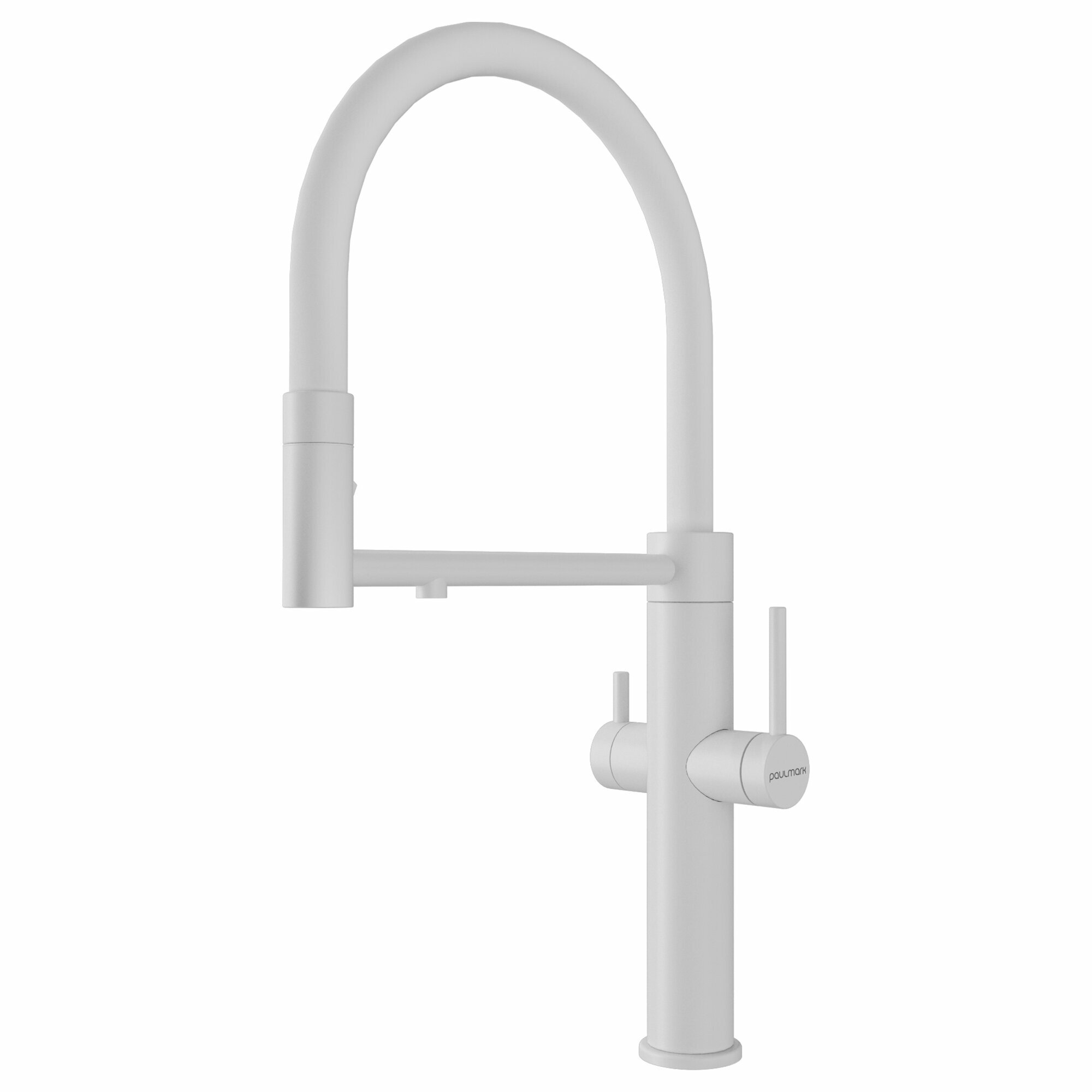 Смеситель Paulmark NEXUS Ne213999-WH белый матовый с подключением к фильтру