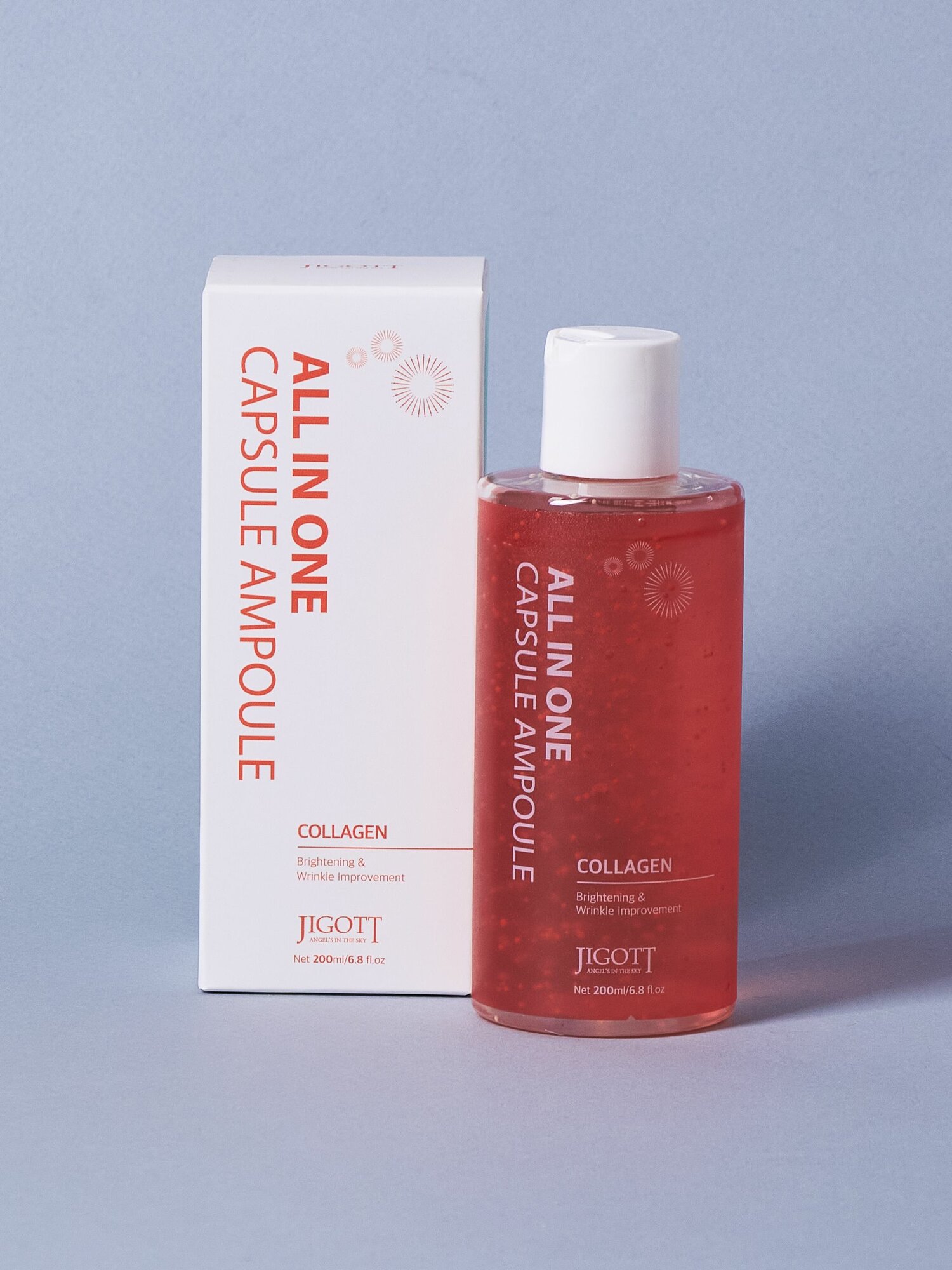 JIGOTT Капсульная сыворотка с коллагеном 200 мл All In One Capsule Ampoule Collagen