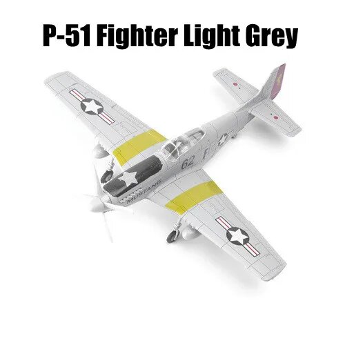 Пластиковая модель самолета P-51 Mustang 1/48 XMWL Серый, p51 3