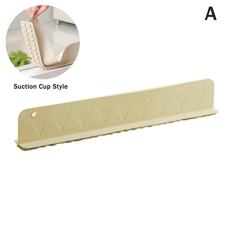 Силиконовый защитный экран от брызг для раковины Бежевый, A Beige