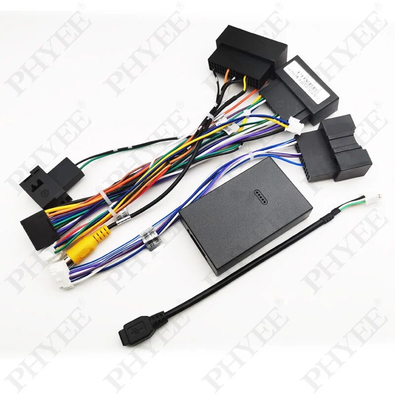 Адаптер жгута проводов декодера шины CAN, 16-контактный разъем на 24-контактный соединительный кабель для Ford Focus F150 Explorer Fiesta с SYNC