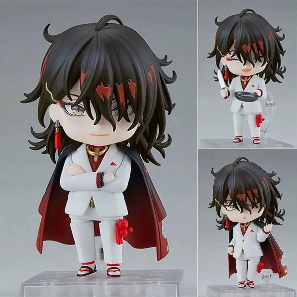 Фигурка виртуальный ютубер Нидзисанджи Вокс Акума / Virtual Youtuber Nijisanji Vox Akuma Нендороид (10см) 2036
