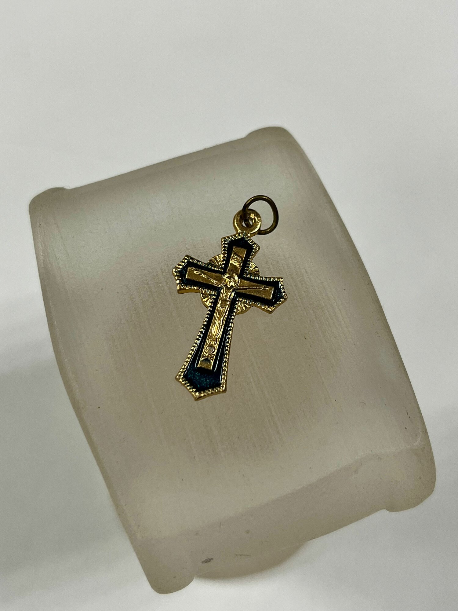Винтажный православный крест, подвеска