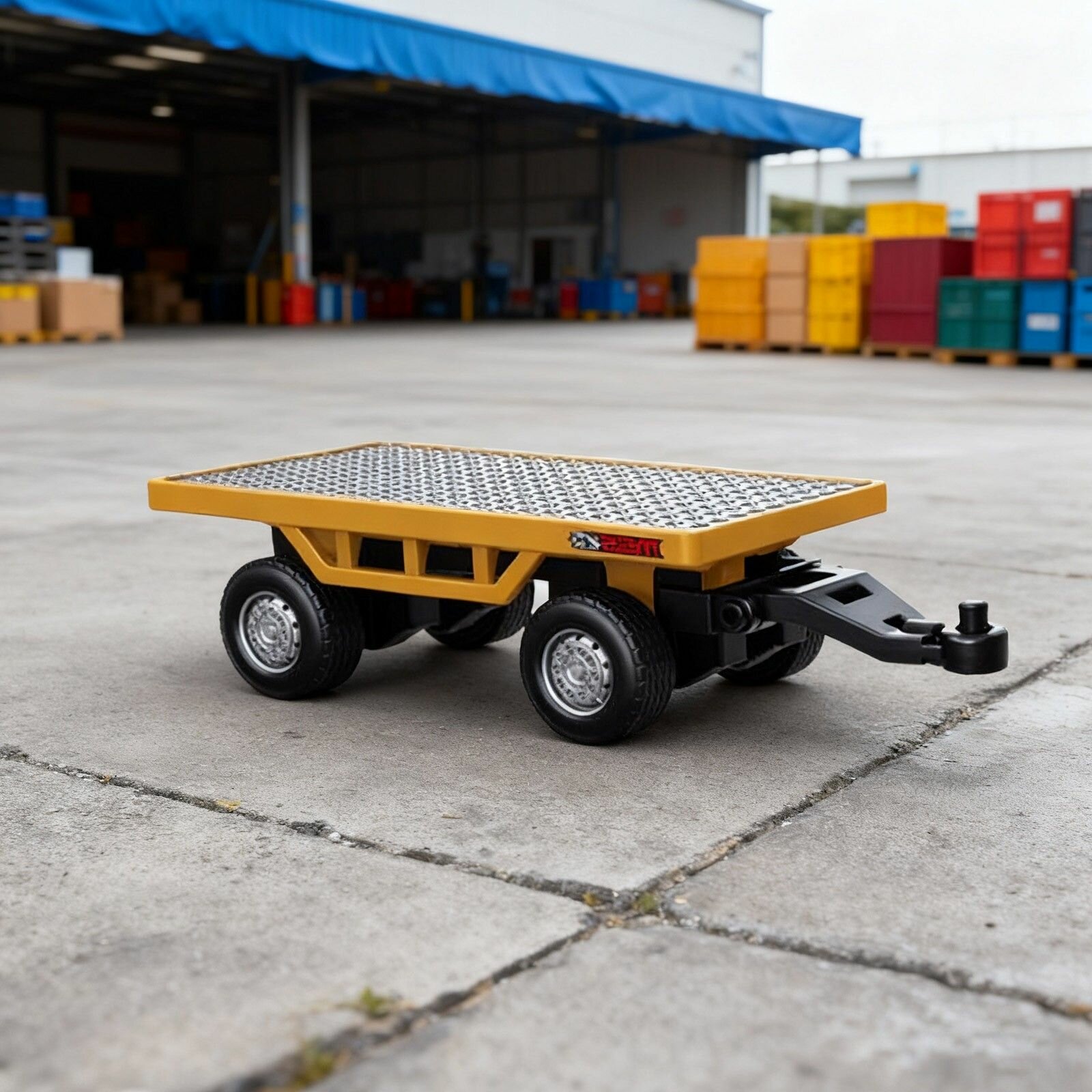 Rc Auto Mini 1/64 Прицеп Грузовая Палета Погрузчик Грузовик Аксессуар