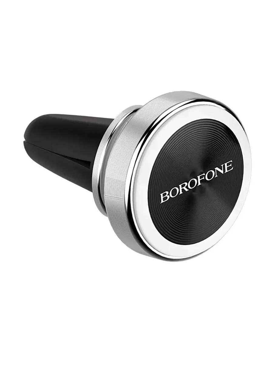 Держатель в авто магнитный для телефона Borofone BH6, в воздуховод (дефлектор), серебристый