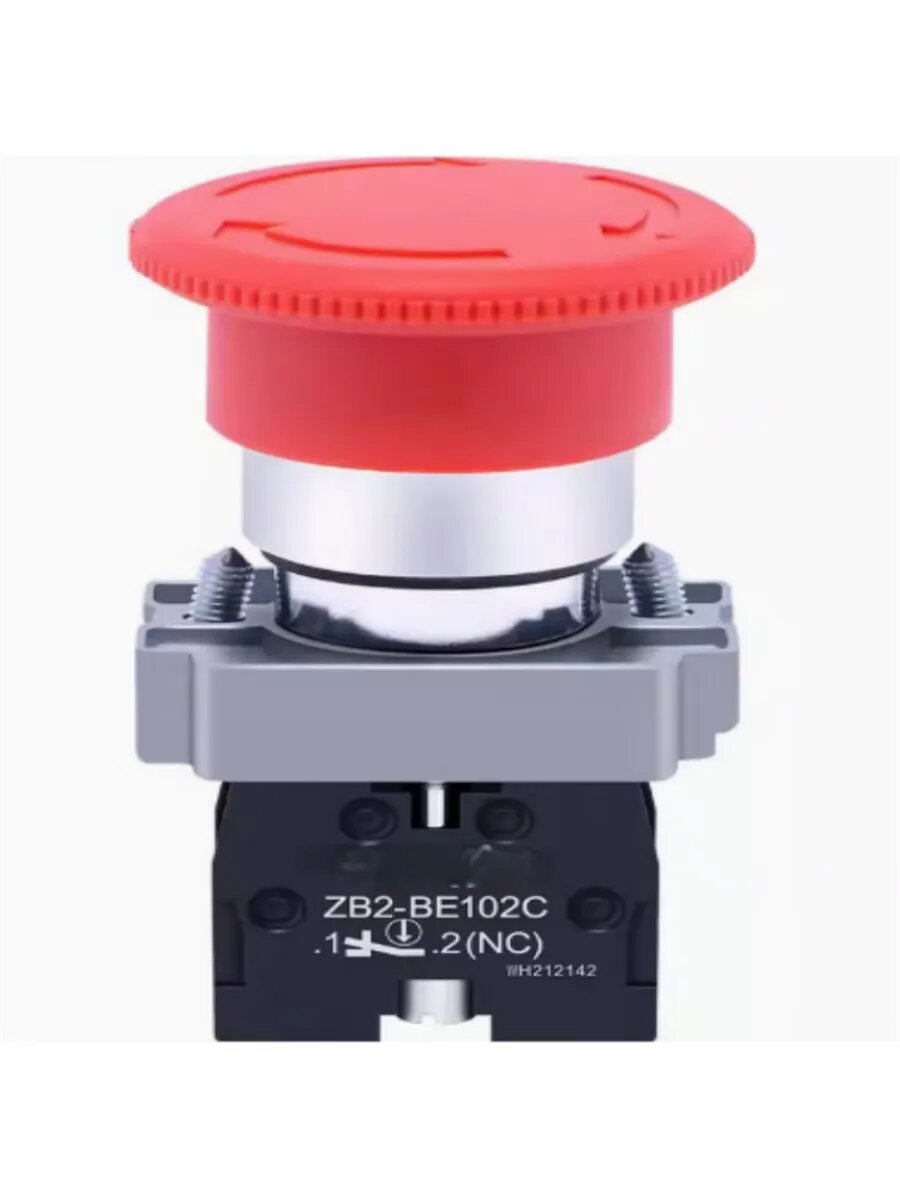 Кнопка аварийной остановки XB2BS545C, 22мм, красная