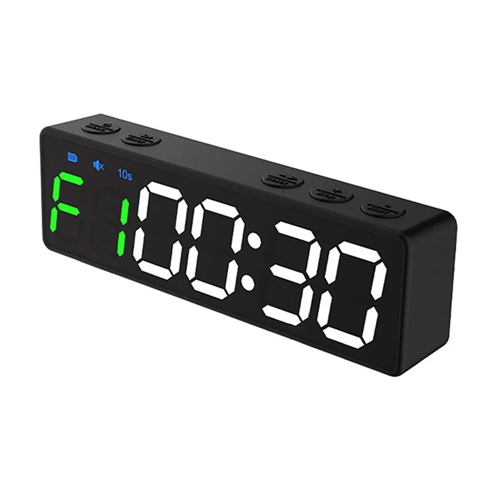 Таймер Электронные Tomshoo для занятий спортом, секундомер, обратный отсчет, табата, FGB