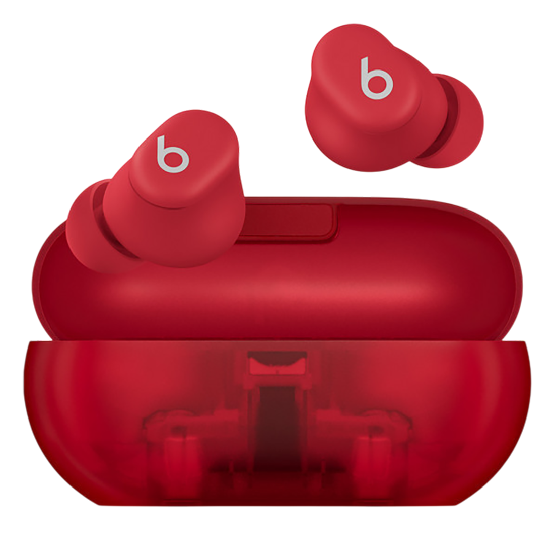 Наушники Beats Solo Buds True Wireless Earbuds Transparent Red
