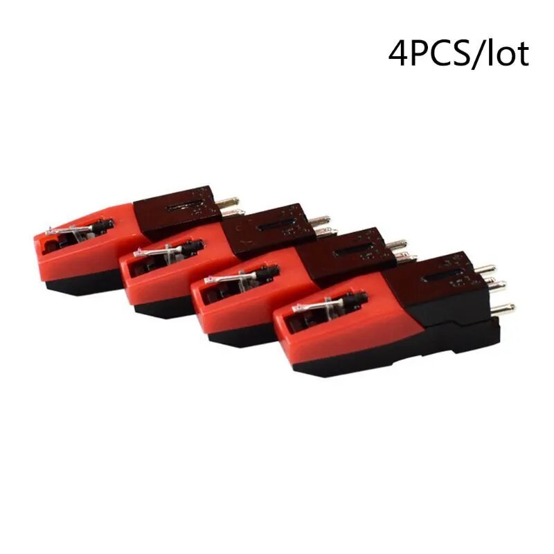 4 стилуса для проигрывателя пластинок с иглой для винила LP Универсальный