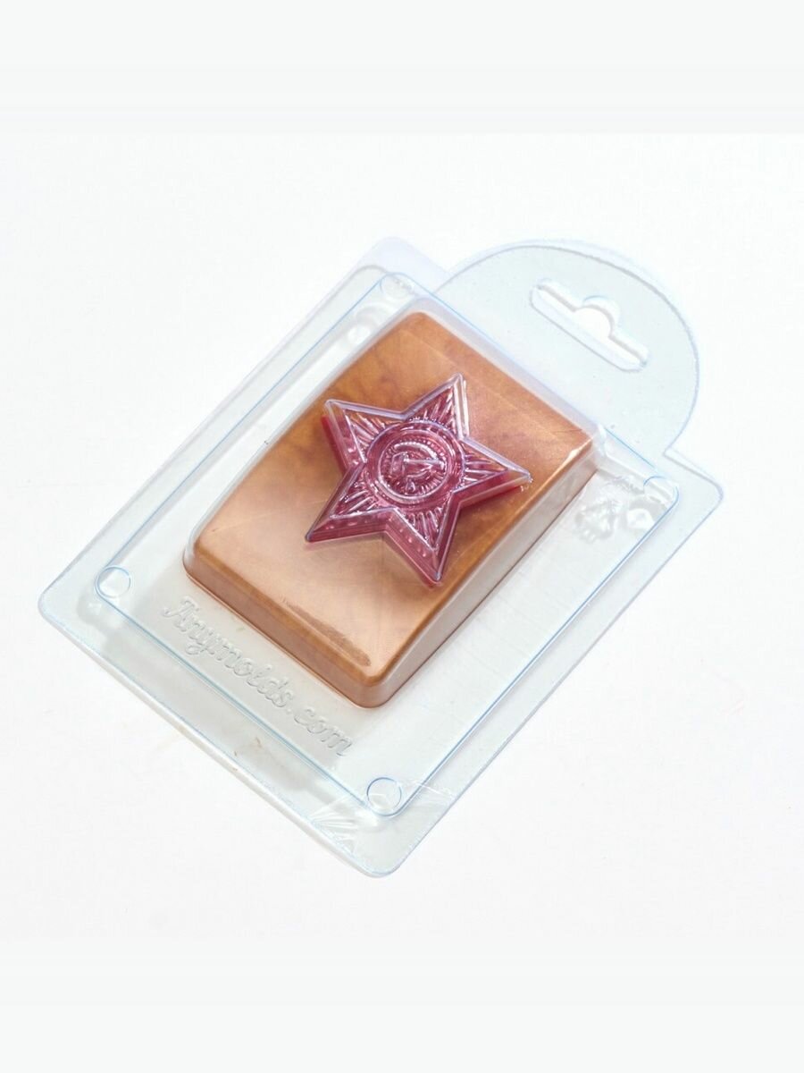 Бляха форма пластиковая для мыла и шоколада