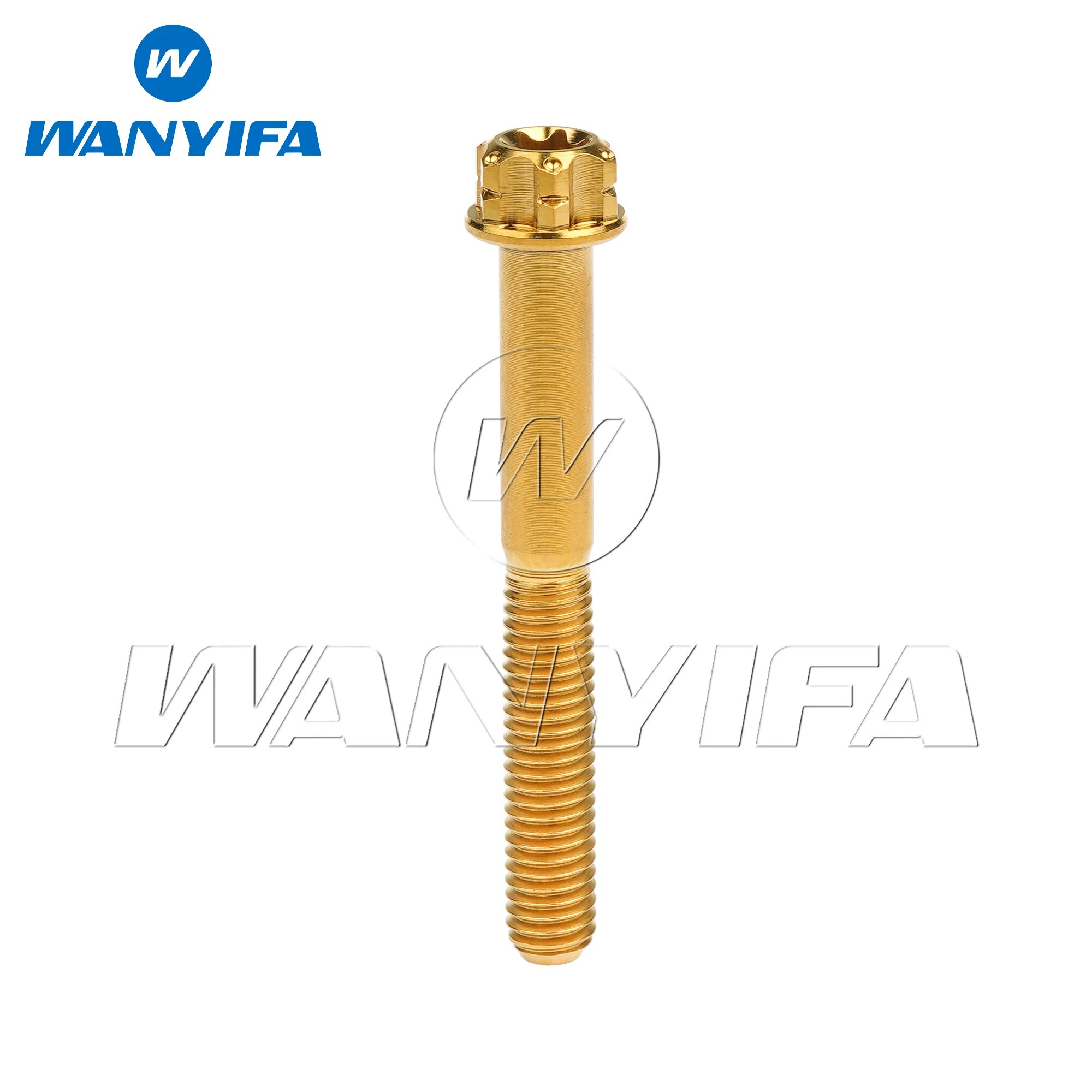 Титановые болты Wanyifa M5x6 10-90 мм Torx T25 Gold, 70mm