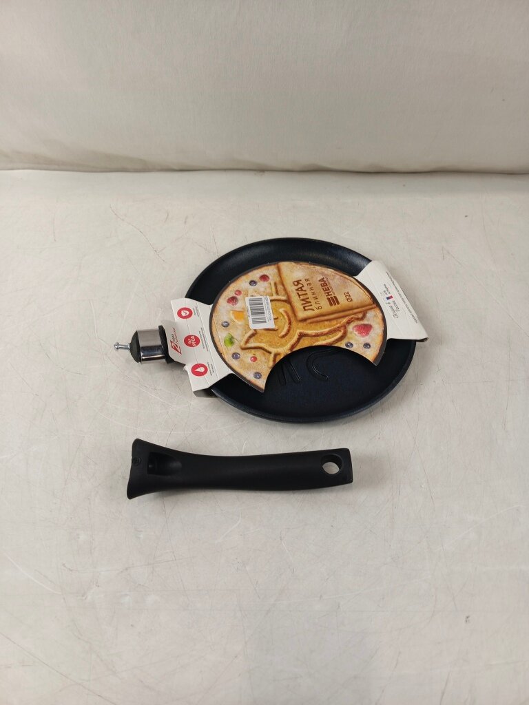 Сковорода нева металл посуда 6222кт (Кот) блинная д.22 (1456138)