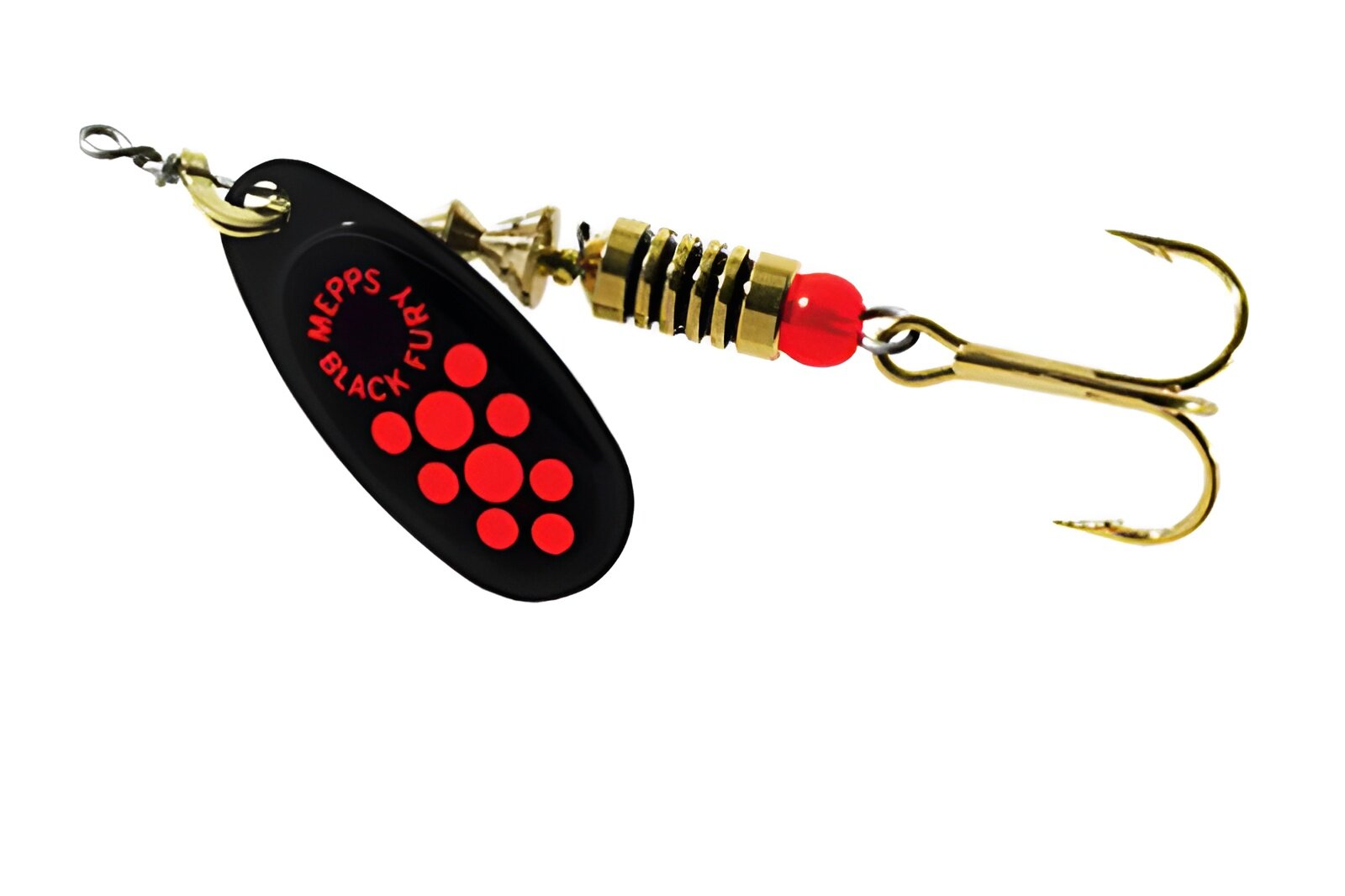 Блесна вращающаяся Mepps "BLACK FURY", 2, Black/Orange, 1 шт.