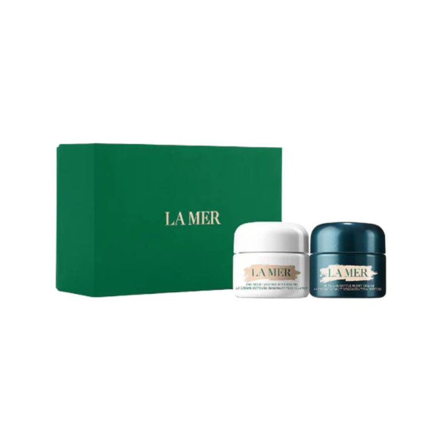 La Mer Day и Ночной DUO Облако Бархат Иней Вечерний Иней Кремовая текстура для лица Набор волшебных цветов