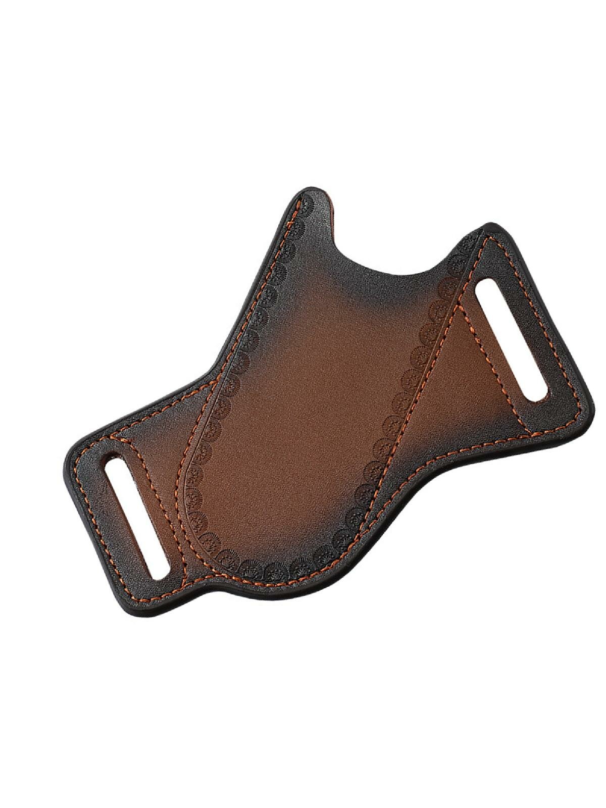 Качественная кожаная сумка для хранения инструментов, надежная защита от повреждений