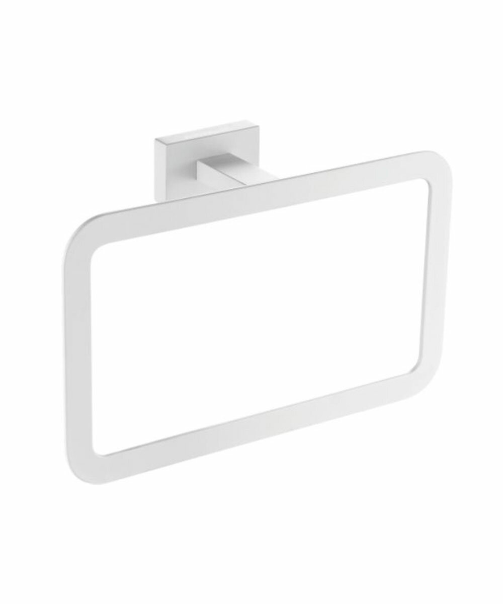 Держатель для полотенец кольцевой из латуни от бренда Vieir V5011-F белый